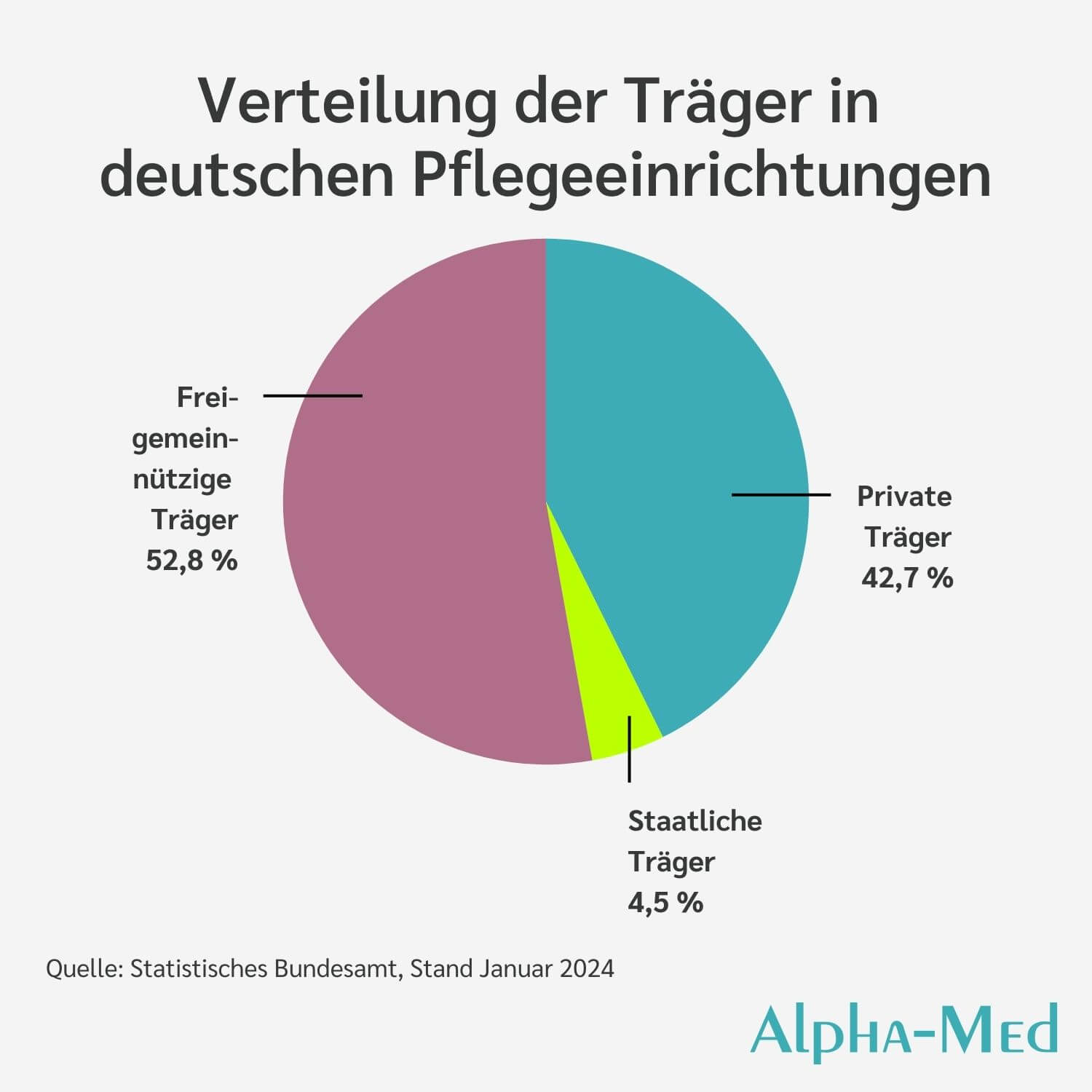 Träger im Gesundheitswesen und der Pflege einfach erklärt - Alpha Med